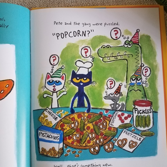 Other | Pete The Cat Pizza Party Book And If You Give A Mouse A Cookie ...